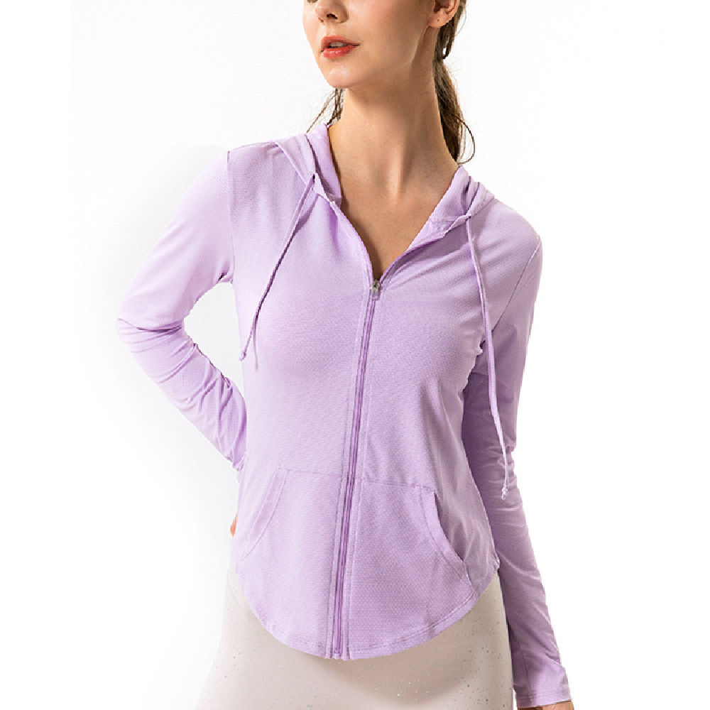 Slim Fit Design Sweat-wicking Sports Jacket for Women - Uga