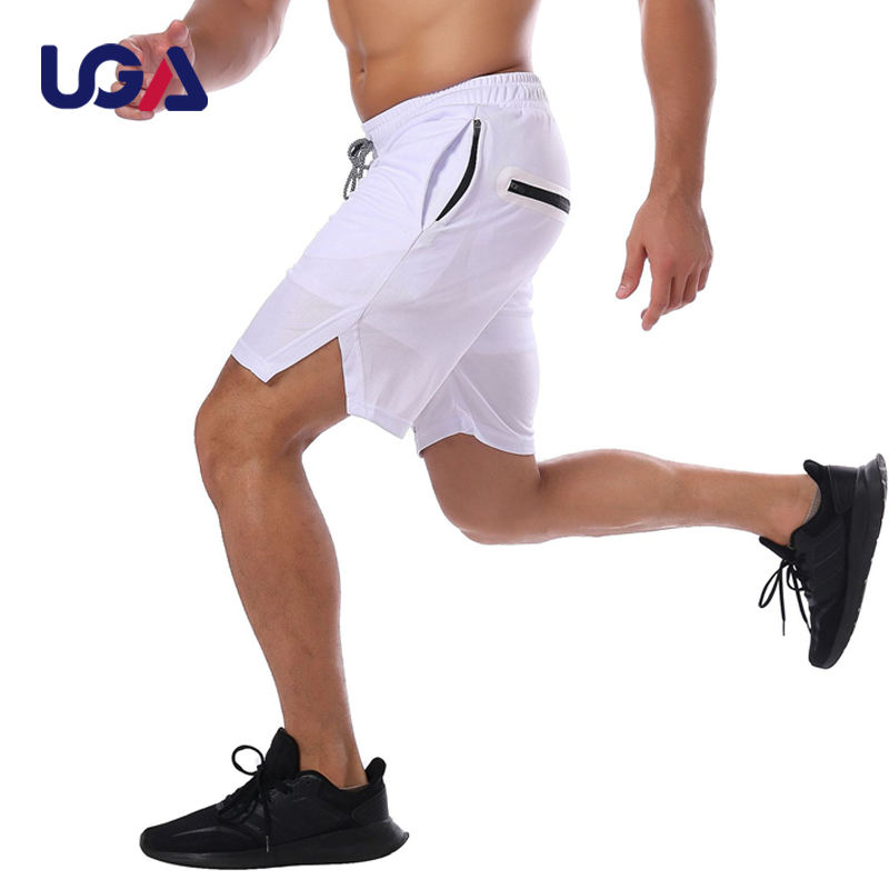 Running Shorts 2 In 1 Double Layers Quick Dry Gym Sport Fitness Jogging ...